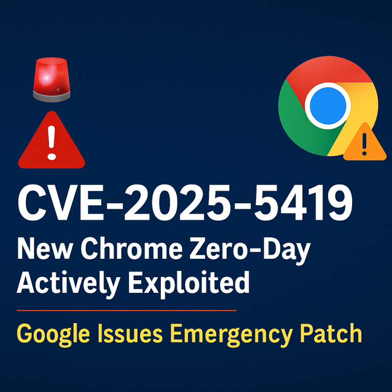 CVE-2025-5419: New Chrome Zero-Day Actively Exploited – Google Issues Emergency Patch
