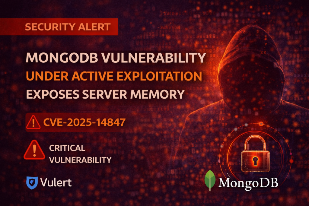 MongoDB Vulnerability CVE-2025-14847 Under Active Exploitation Exposes Server Memory