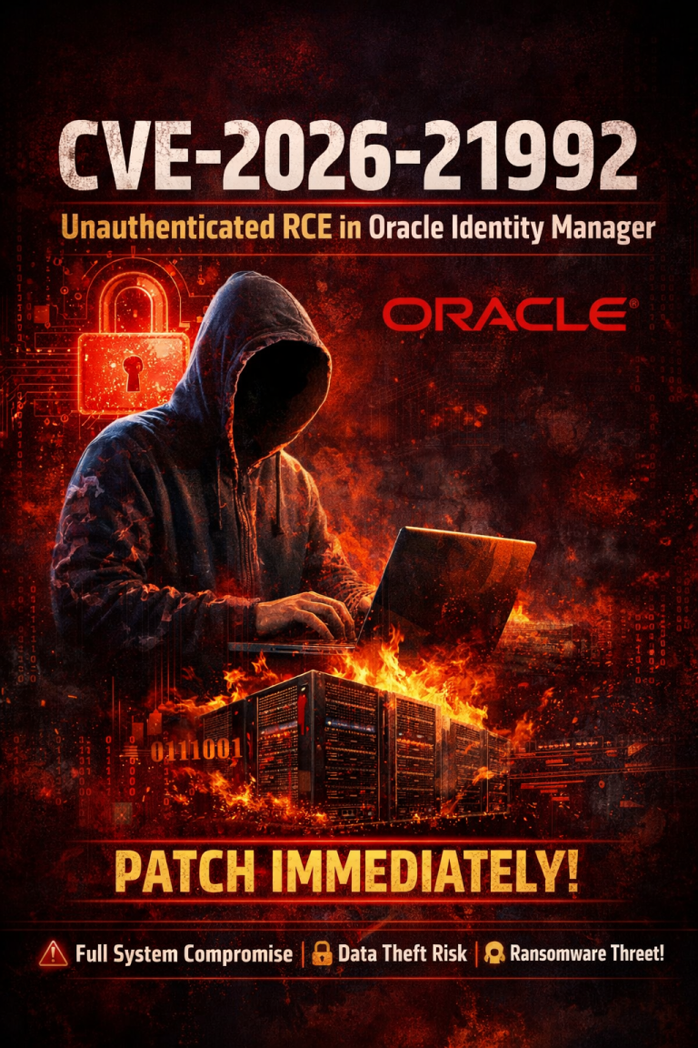 Oracle Patches Critical CVE-2026-21992 Enabling Unauthenticated RCE in ...