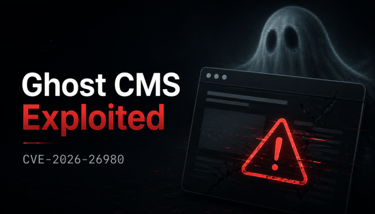 CVE-2026-26980 Ghost CMS Exploited to Hijack 700+ Sites for ClickFix ...